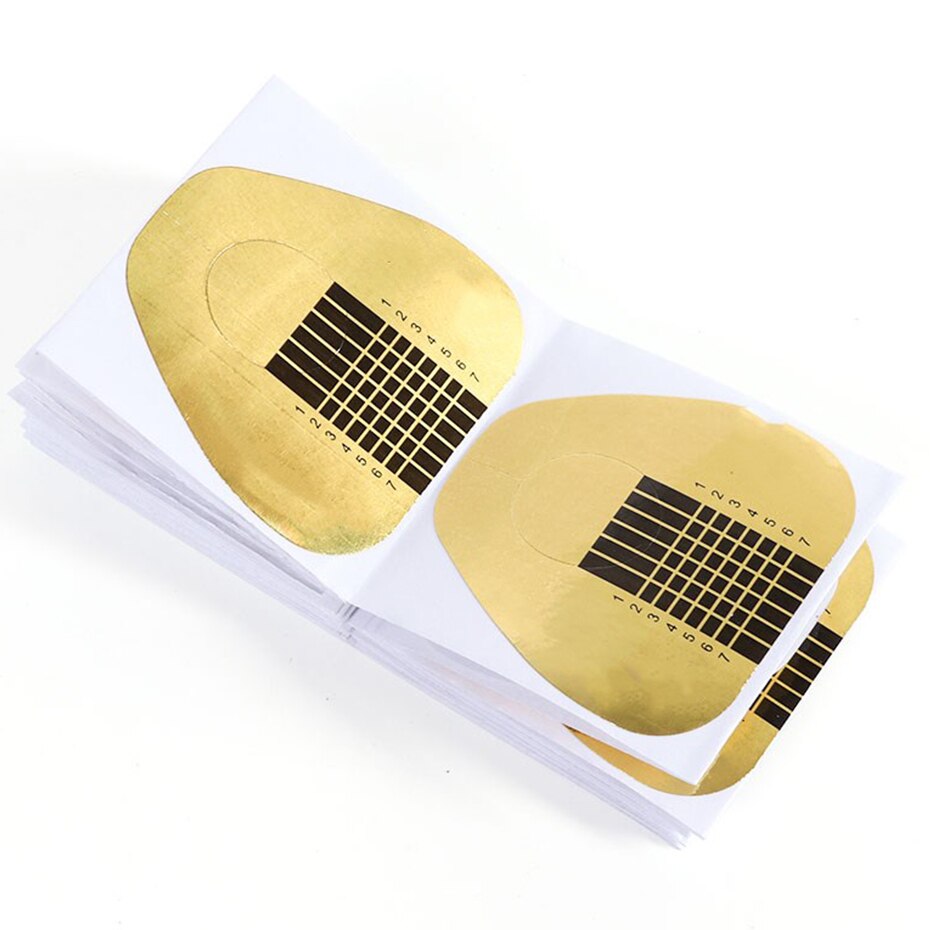 10pcs Adhesive Nail Paper Tray Extension Forms Gui... – Grandado