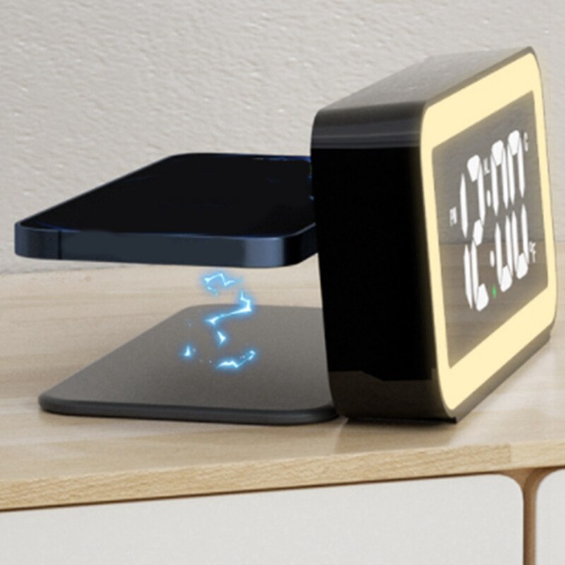 Multifunctional Mirror Digital Clock Led Mirror Cl Grandado