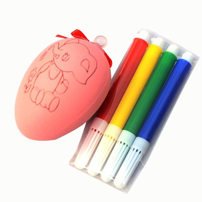 toys water color pen & egg kids diy painting color... – Grandado