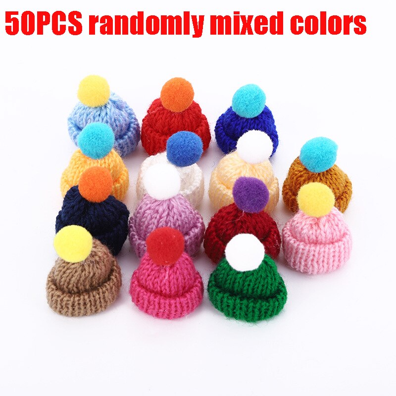 10-50 Stuks Mini Pompon Hoeden Handgemaakte Kleine... – Vicedeal