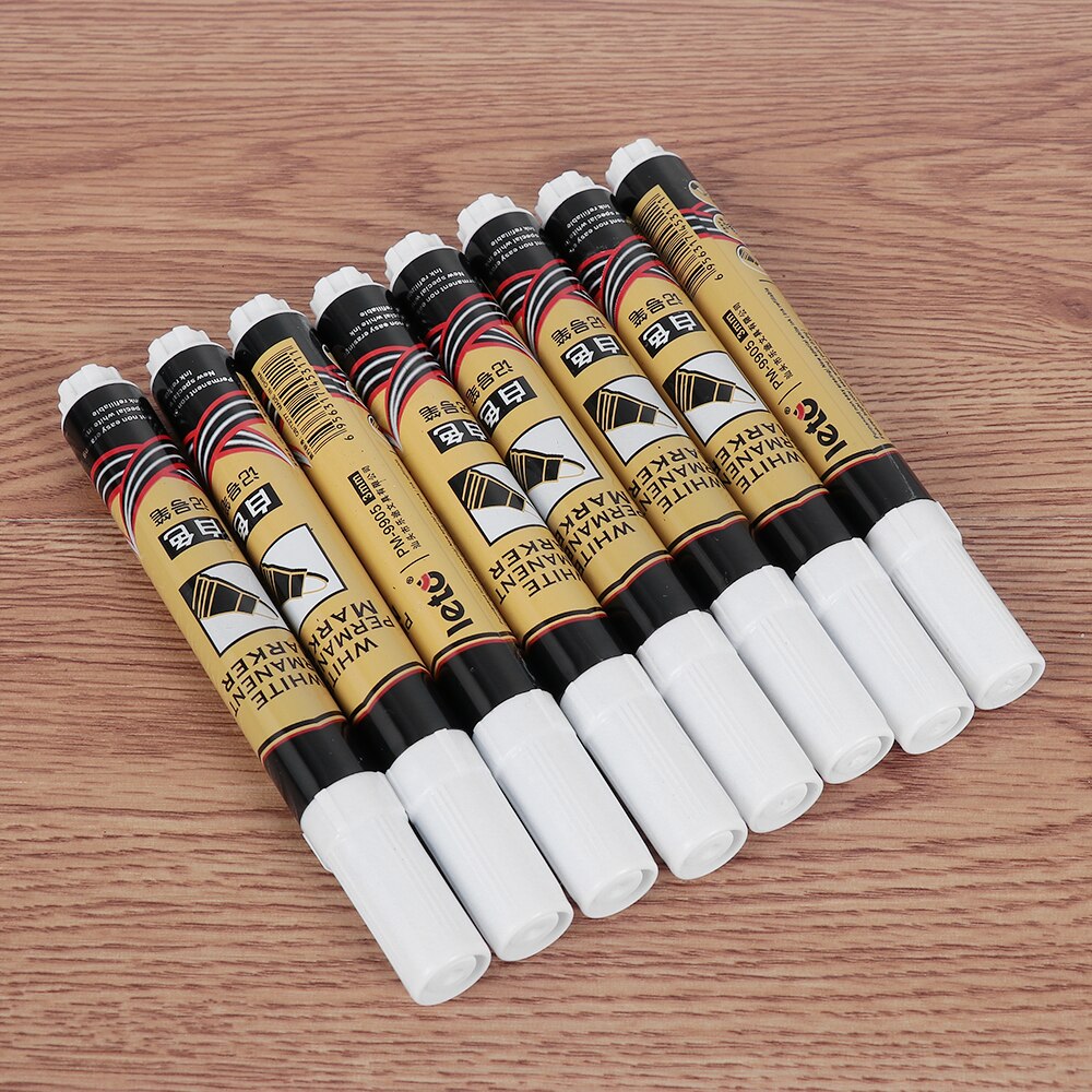 1Pc Permanente Witte Olie-Inkt Marker Pen Enkelvou... – Grandado