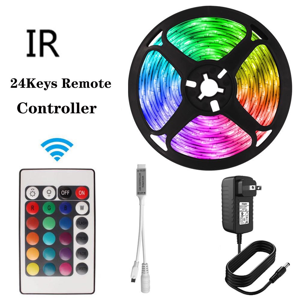 Smd 5050 led lampor med fjärrkontroll 44 nycklar k... – Vicedeal