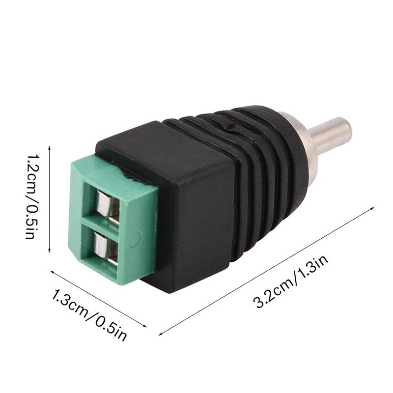 10 Stuks Rca Male Plug Av Screw Terminal Audio / V... – Grandado