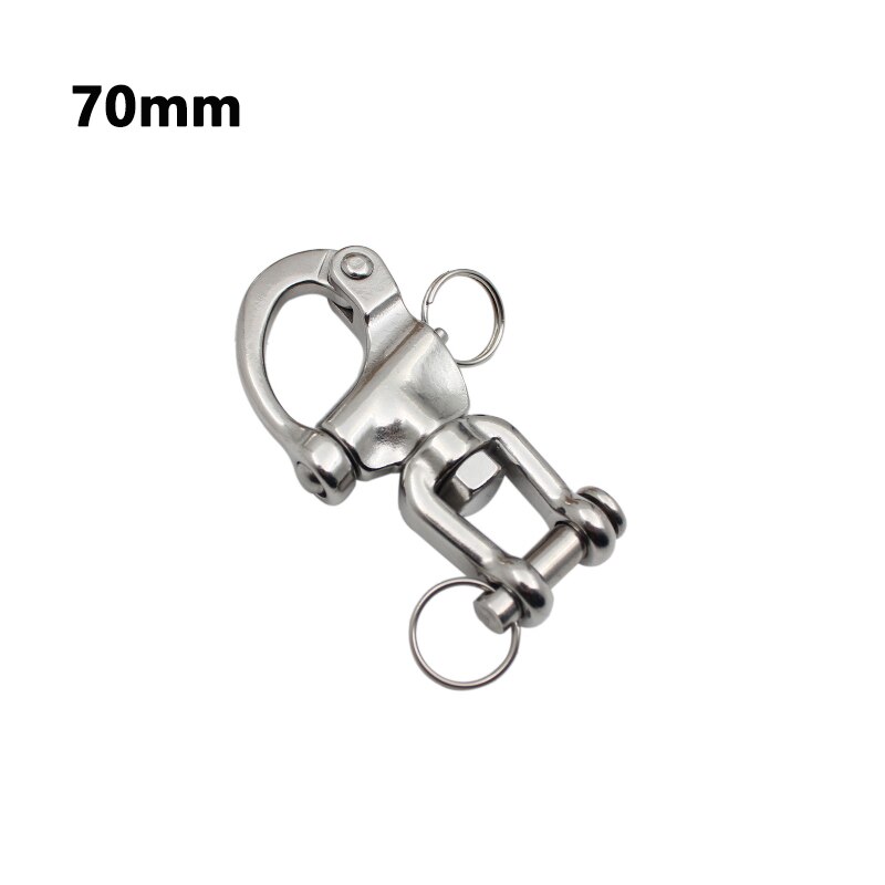 1/4 pcs 70/87/128mm 316 Snap Swivel Stainless Stee... – Vicedeal