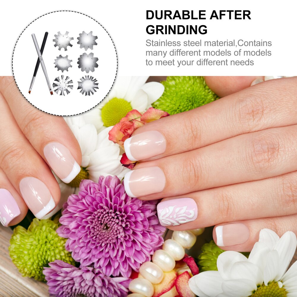 8pcs DIY Acrylic Nail Making Template Manicure Edg... – Grandado
