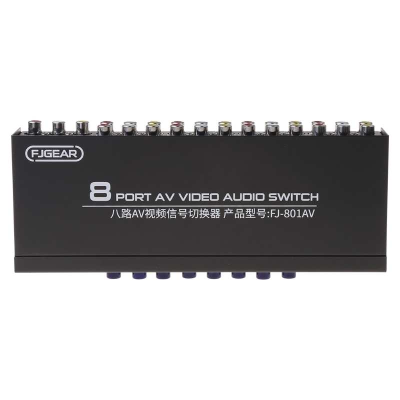 8-Way AV Switch RCA Switcher 8 in 1 out Composite ... – Vicedeal