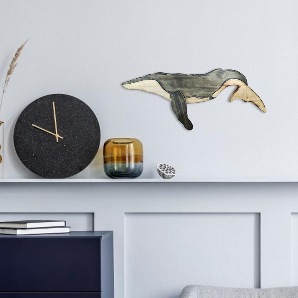 Whale Ocean Wall Art Decor Marine Element-Whale An... – Grandado