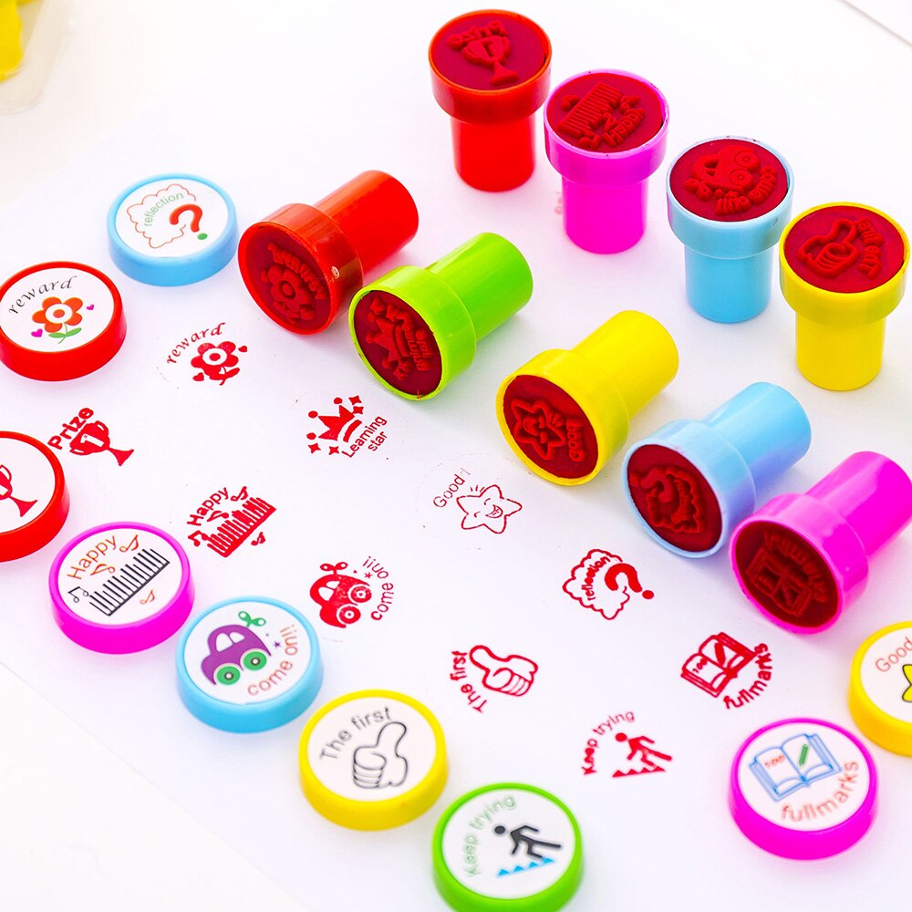 10pcs/Pack Teacher Seal Stamps Self-Inking Review ... – Vicedeal