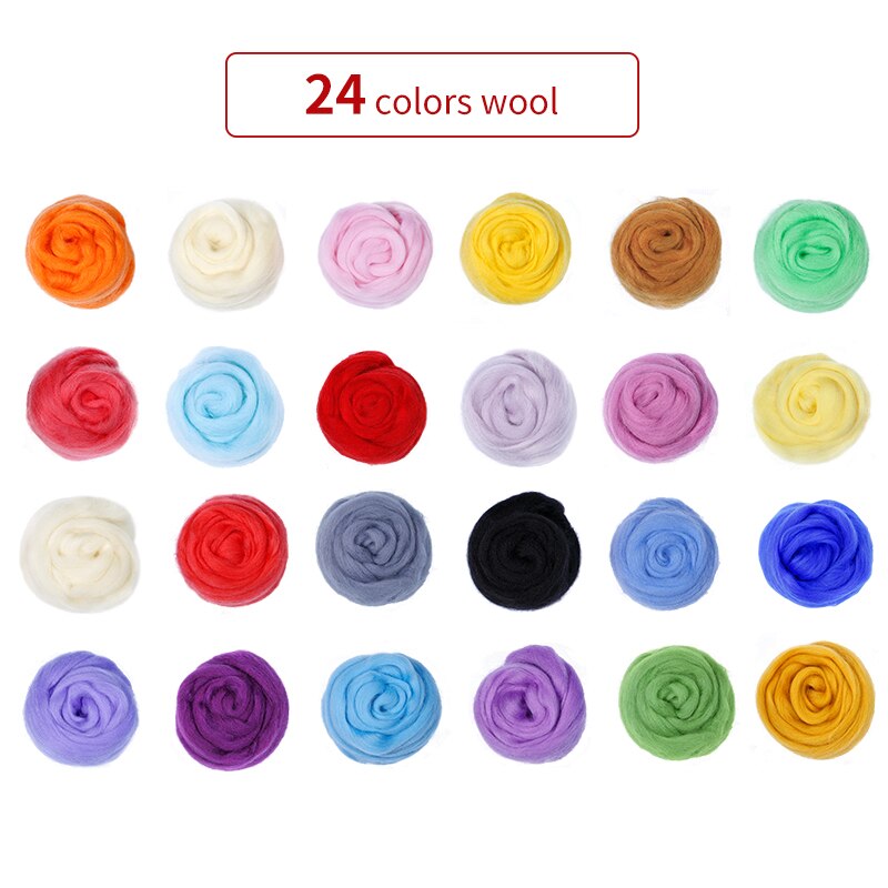 LMDZ 25/45 Farben DIY Wolle Filz Bausatz Handgemac... – Grandado