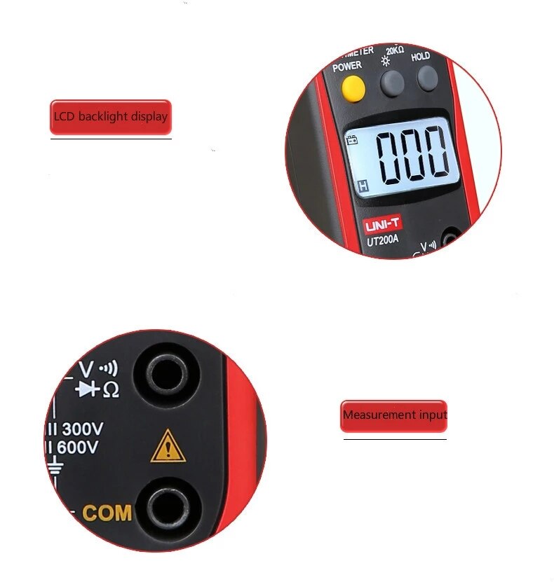 UNI-T UT200A/UT201 +/UT202 +/UT202A +/UT203 +/UT20... – Grandado