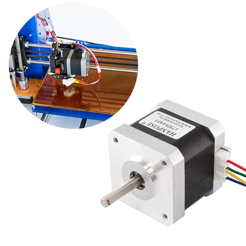 Moteur pas à pas nema 17 42, 1,5 a (17HS4401), 4 f... – Grandado