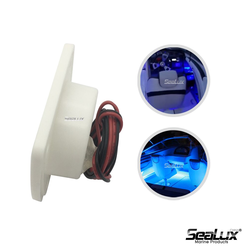 Sealux LED Courtesy Lights Blue Color With White S... – Grandado