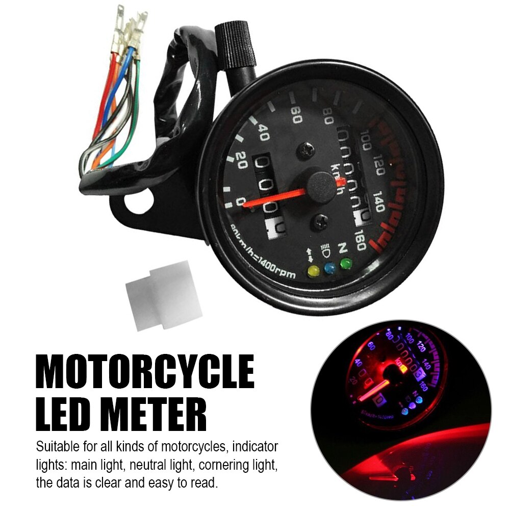 Motorcycle Speedometer Gauge Digital Odometer With... – Grandado
