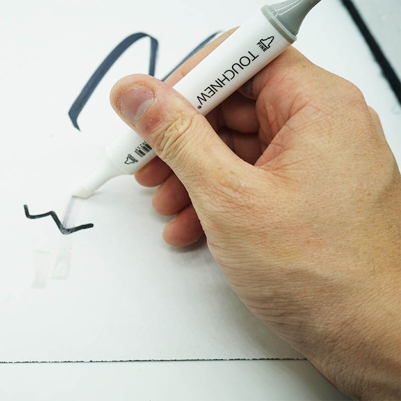 TouchNew Dual Tip #120+0 Colorless Blender Black M... – Vicedeal