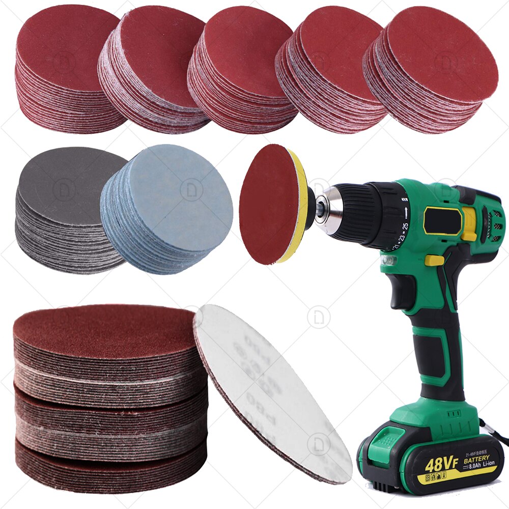 3 Inch 75Mm Schuurpapier Schuren Disc Voor Metalen... – Vicedeal