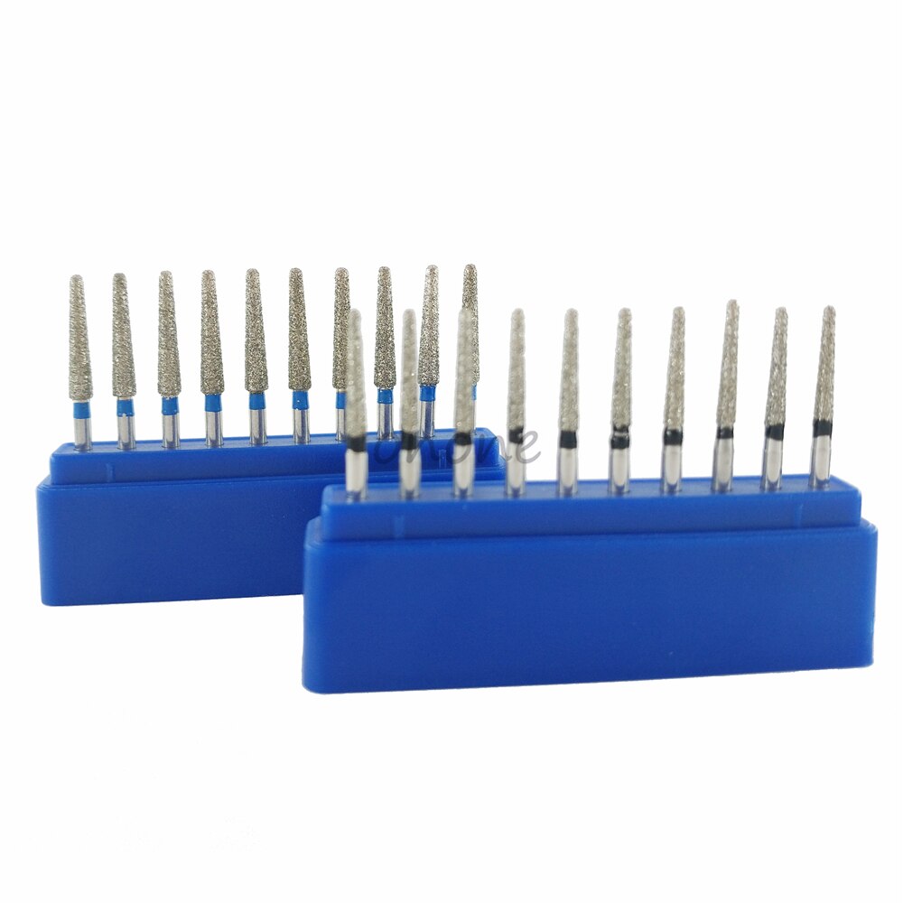 100 pcs/set Dental Diamond Burs Medium FG 1.6mm Po... – Vicedeal