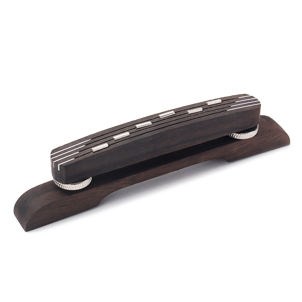 1 Rosewood Jazz Guitar Bridge, 6 String Floating G... – Grandado