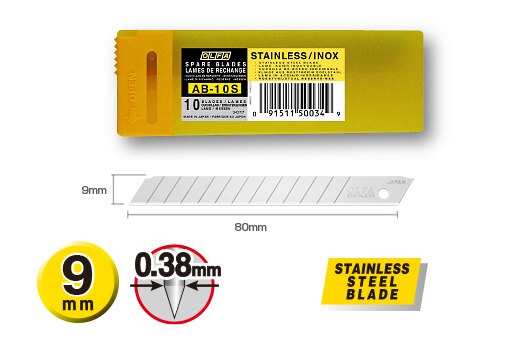 Olfa ab -10s mes voor olfa 180 zwart 180- bt /36 s... – Grandado