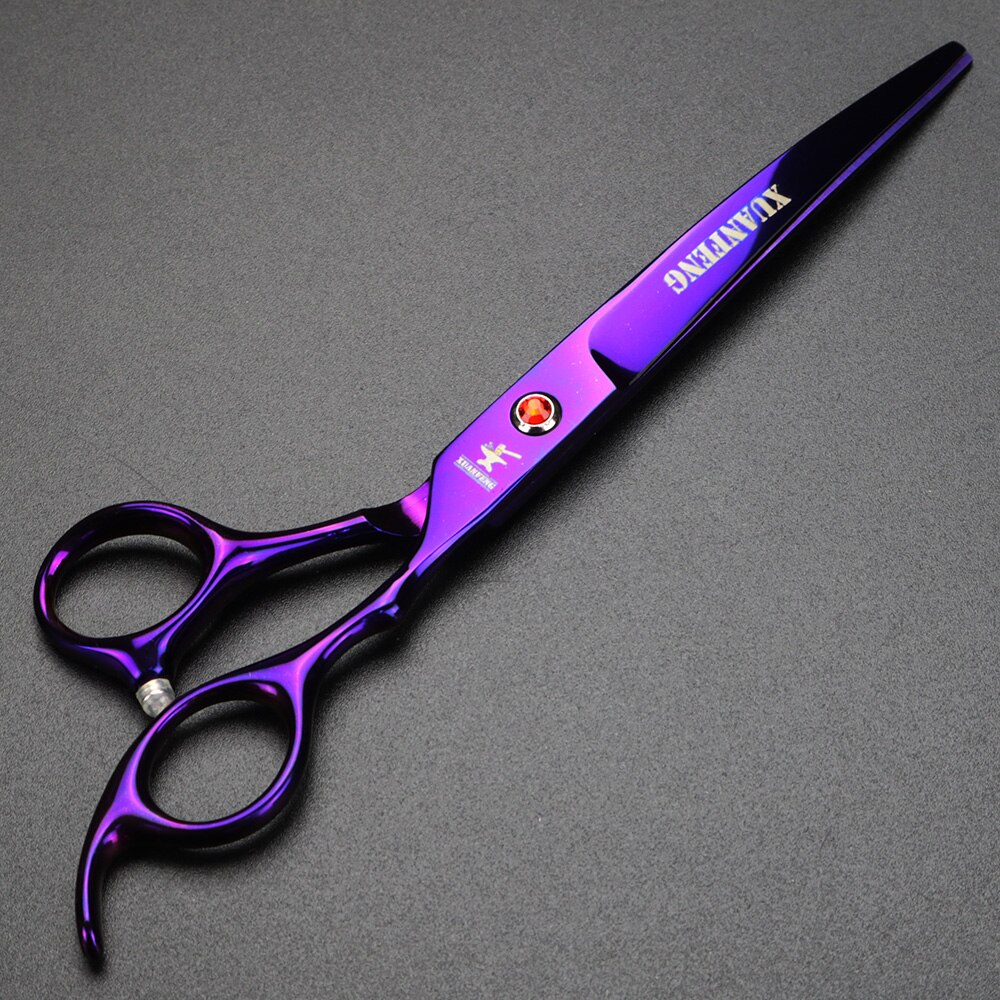 XUAN FENG Purple 7 inch Pet Scissors For Dog Groom... – Vicedeal