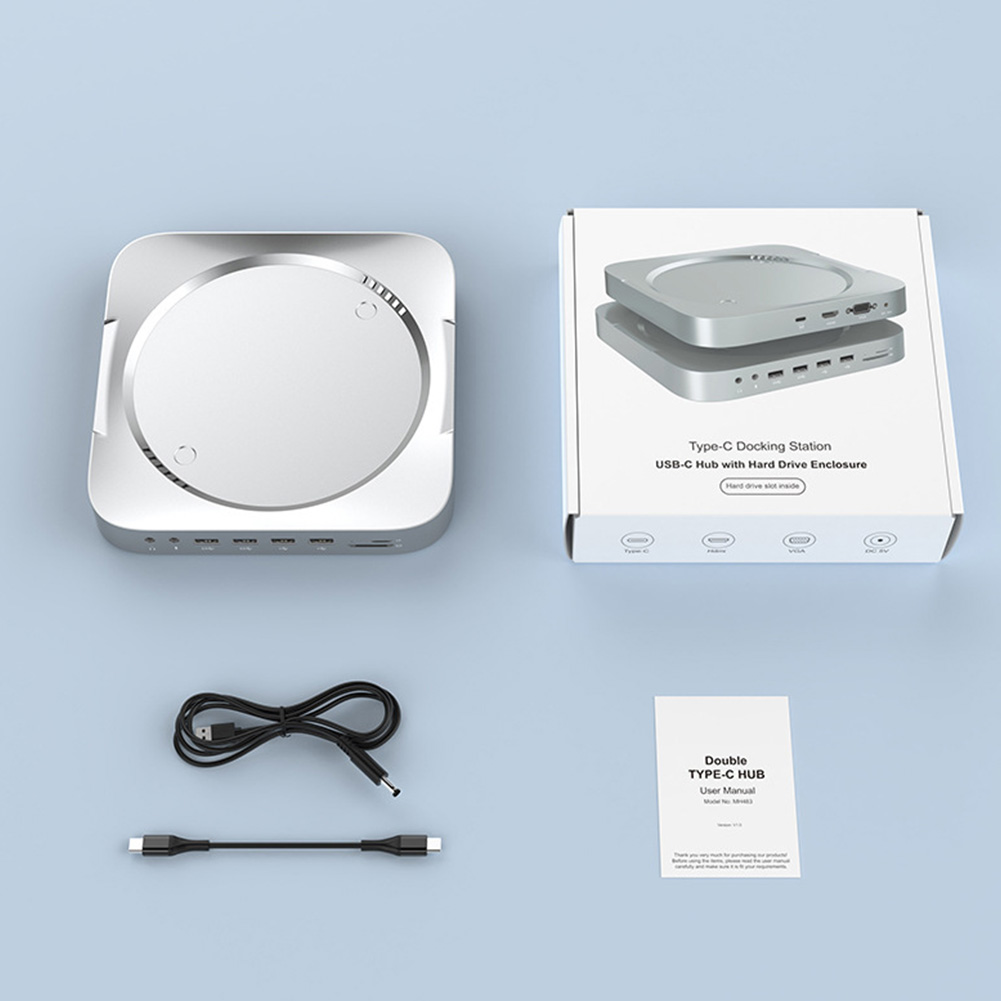Voor Apple Mac Type C Hub Mini Usb C Hub Met 2.5 I... – Vicedeal