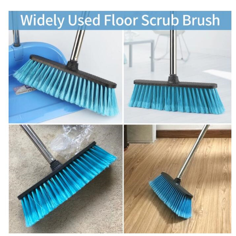 Floor Cleaning Broom With Adjustable Long Handle P... – Grandado