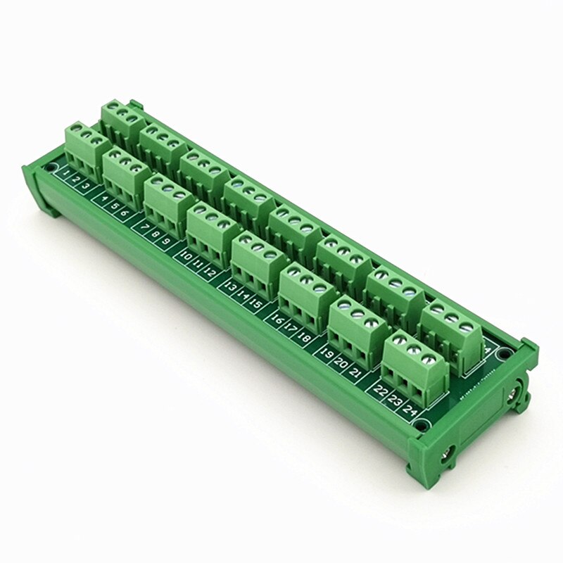 WELL LONG DIN Rail Mount Green Terminal 24A/400V 8... – Vicedeal