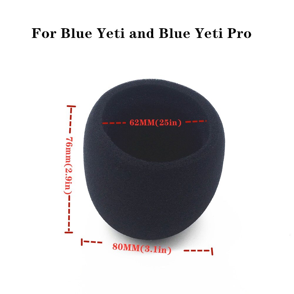 Foam Microphone Windscreen for Blue Yeti ,Yeti Pro... – Vicedeal