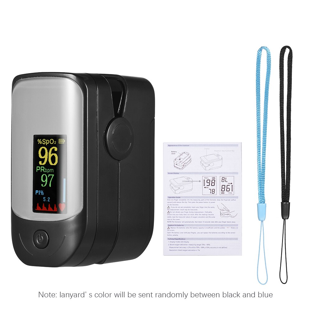 Fingertip Pulse Oximeter Blood Oxygen Saturation &... – Vicedeal