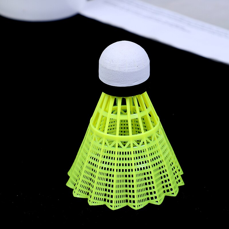 12 stuks Geel Wit Plastic Badminton Bal Shuttles S... – Grandado