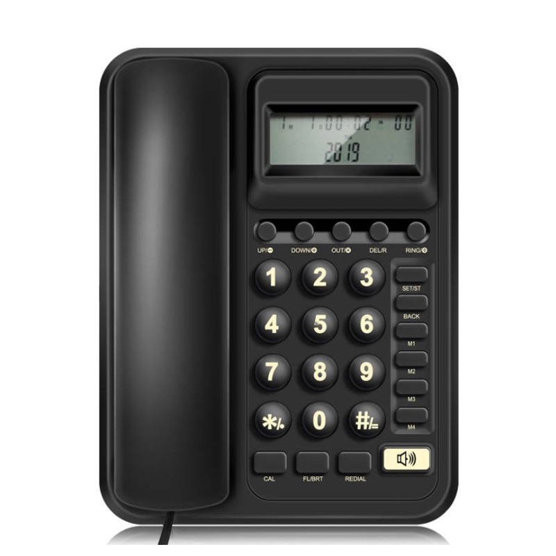FSK/DTMF Wall Mount Landline Telephone Mini Teleph... – Grandado