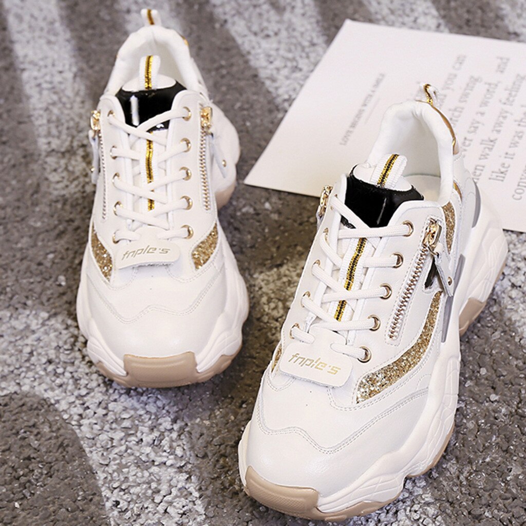 Women outdoor sports running shoes Cross-tied Mixe... – Grandado