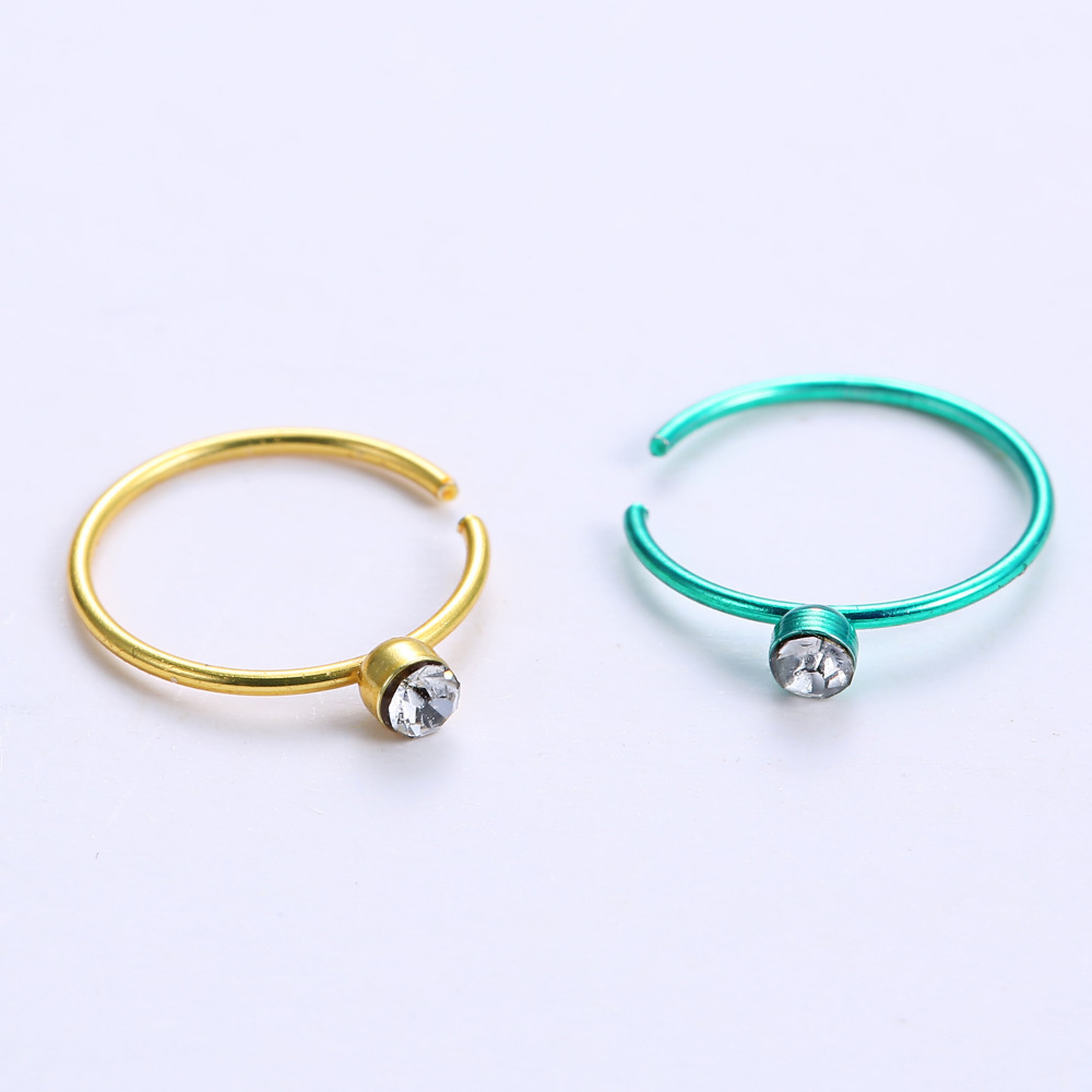 Mix kleur mode gold Piercing de neus ringen hoepel... – Grandado