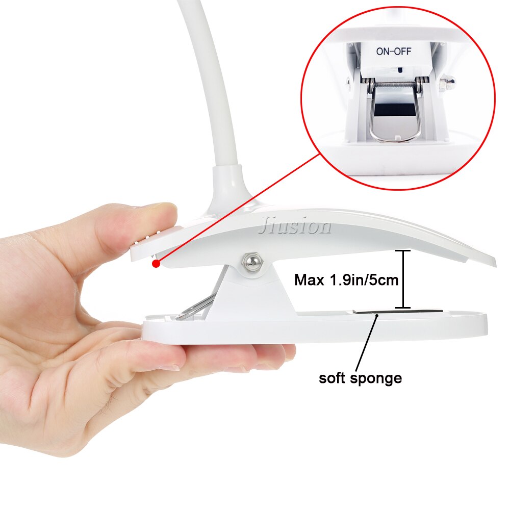 Illuminating Physics Magnifier Desk Clip-on Bright... – Vicedeal