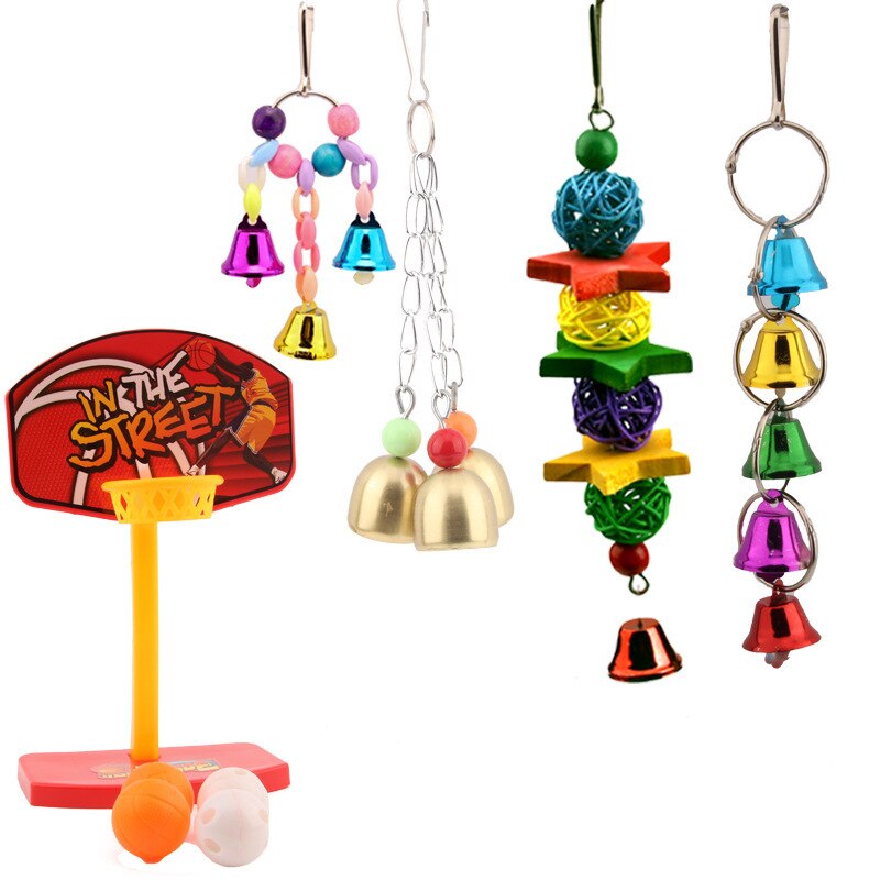 5 Stks/set Combinatie Papegaai Speelgoed Vogel Art... – Vicedeal