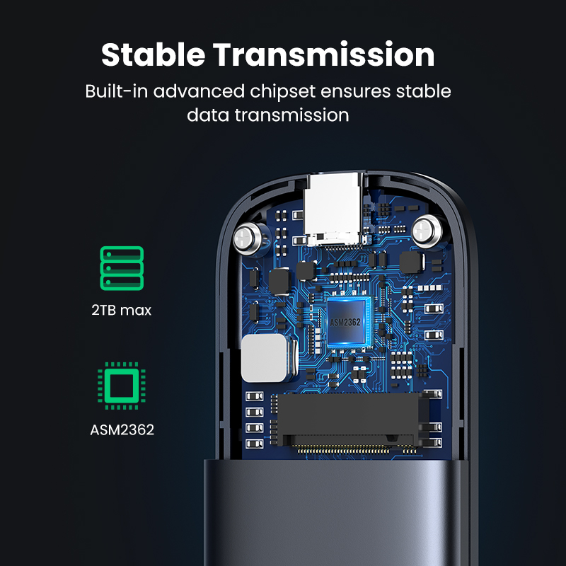 UGREEN SSD Case M.2 NVMe Case Enclosure USB C PCIe... – Grandado