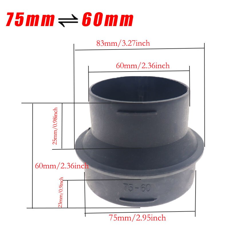 42/60/75/90mm Car Heater Ducting Pipe Joiner Conne... – Grandado