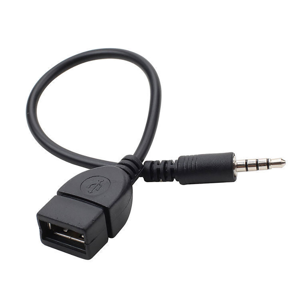 3.5mm AUX Audio Jack Plug To USB 2.0 Female Conver... – Grandado