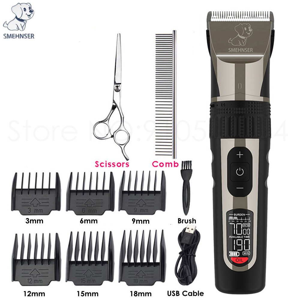 Pet Grooming Tondeuse Kit Professionele Hond Trimm... – Vicedeal