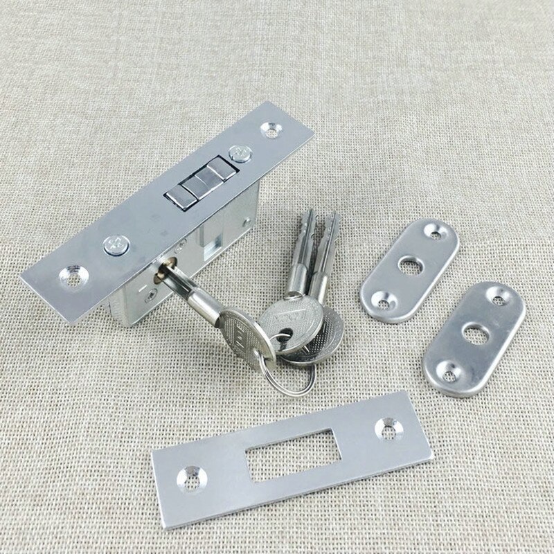 Mortise Invisible Lock Aluminum Alloy Sliding Door... – Grandado