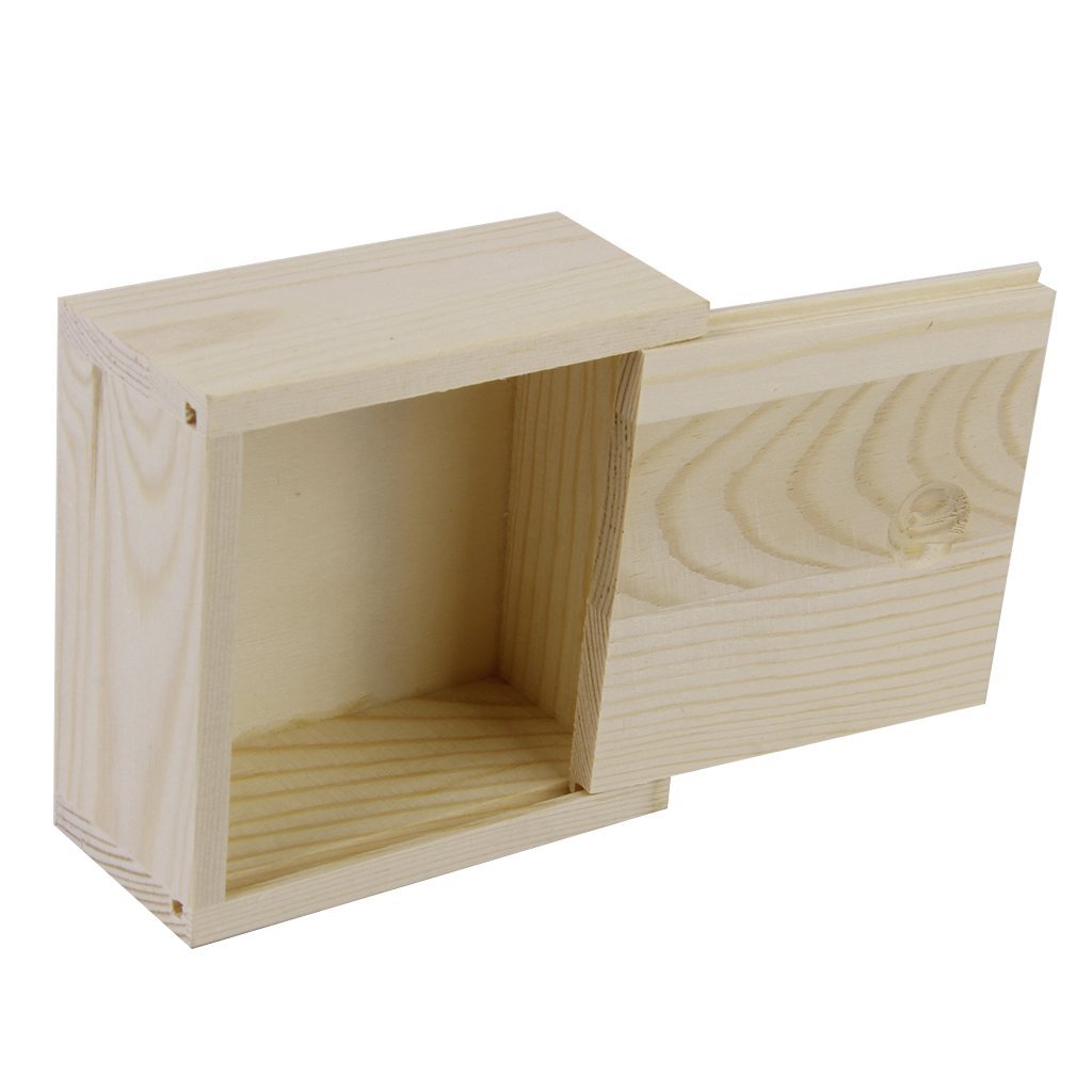 Small Plain Wooden Storage Box Case for Jewellery ... – Grandado