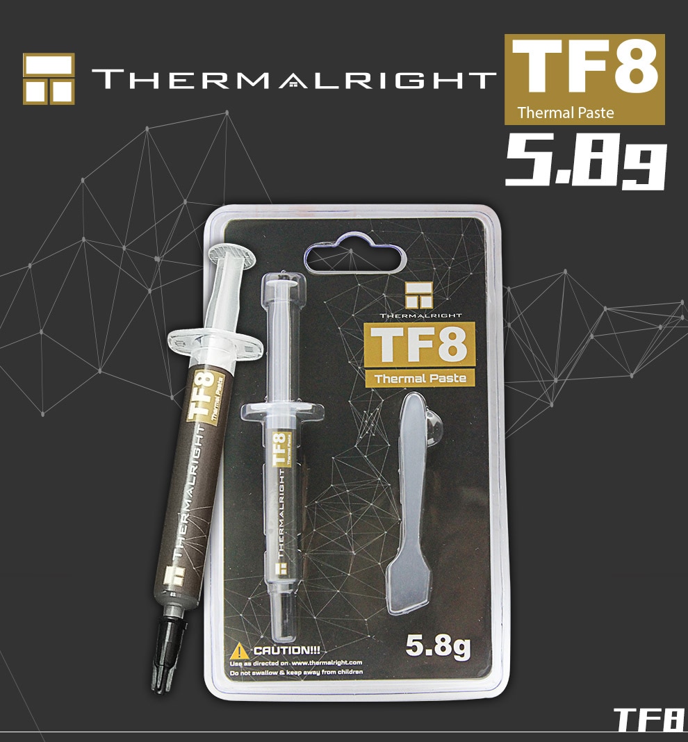 Thermalright TF8 2G 5,8g 12,8G CPU GPU disipador d... – Grandado
