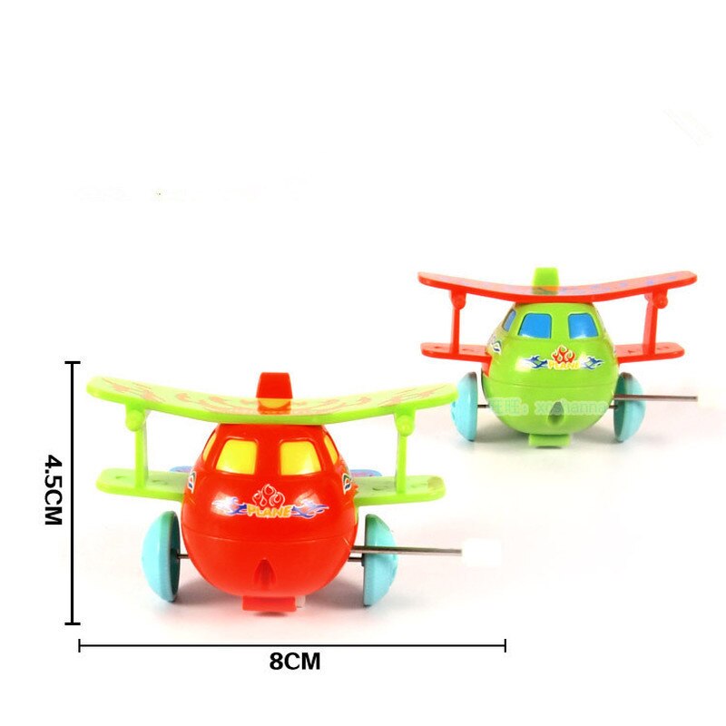 1PC Kids Clockwork Toys Cartoon Plastic Airplane M... – Grandado