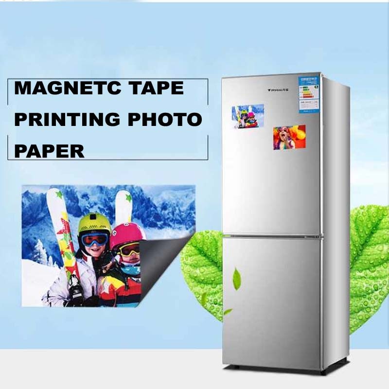 Magnetic inkjet sticker photo paper A4 glossy for ... – Grandado