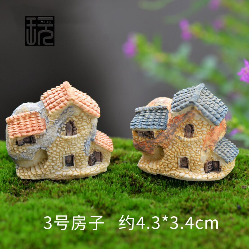 Resin House Model Forest Cottages Terrarium Figuri... – Vicedeal