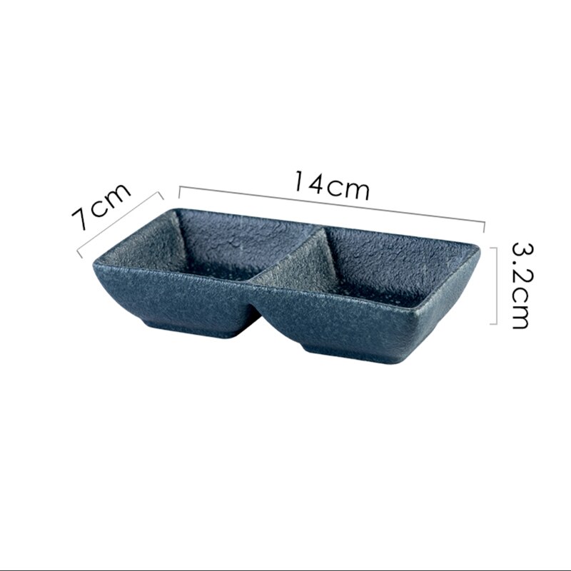 Japanese Seasoning Sauce Dish Ceramic Square Dish ... – Grandado