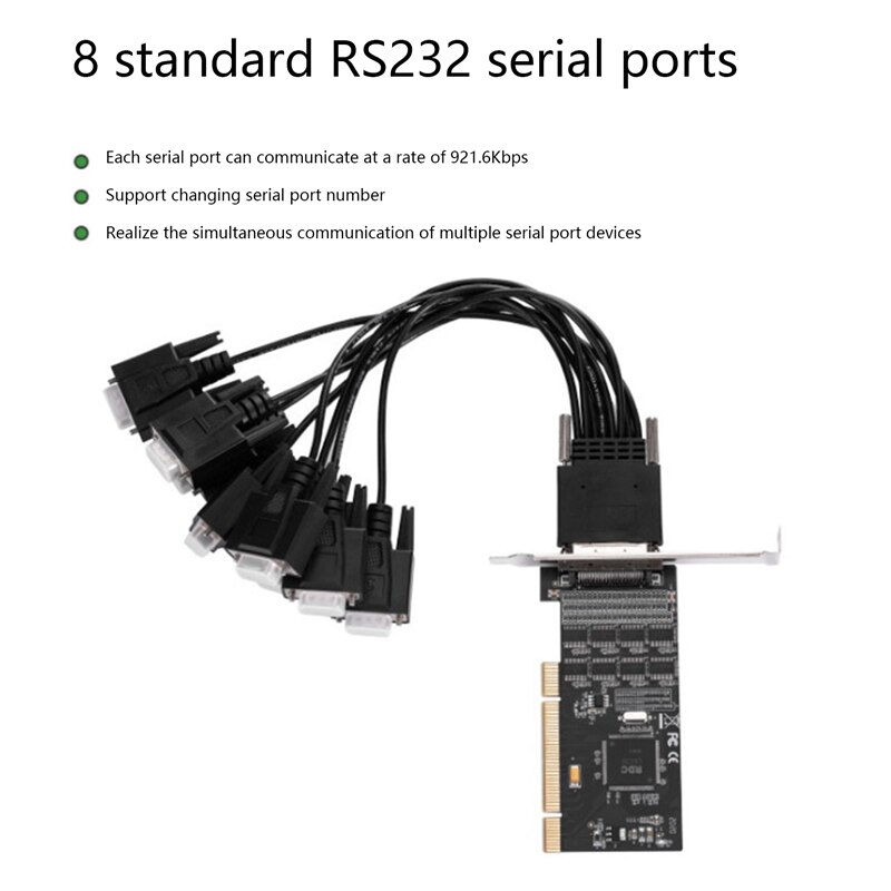 -IO-PCI6238-8S Pci Om Multi-Seriële Poort Kaart 8-... – Vicedeal