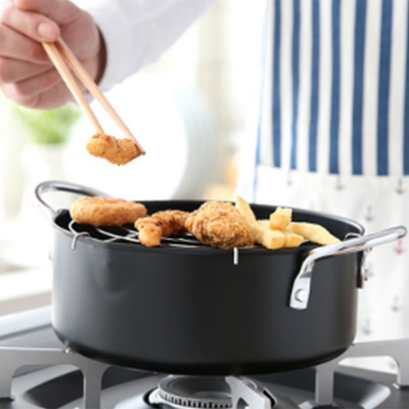 Tempura Frying Pot Japanese Style Deep Fryer Conve... – Grandado