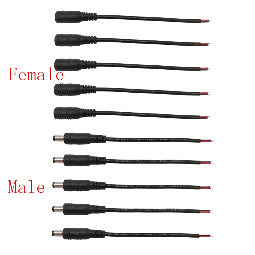 10Pcs 5.5Mm X 2.1Mm Mannelijke Of Vrouwelijke 12V ... – Grandado