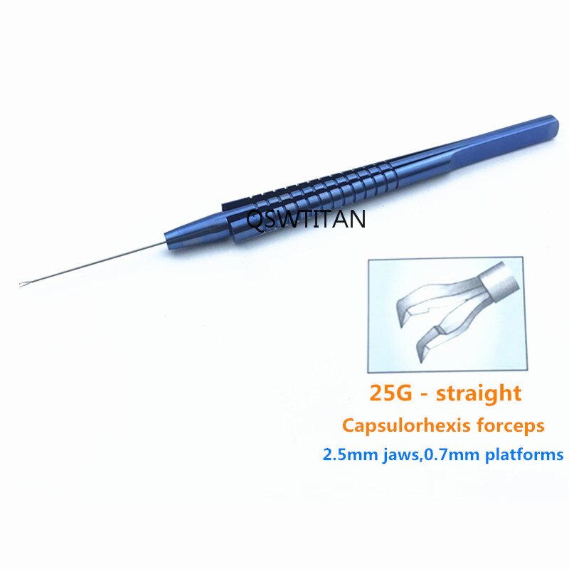 Titanium Capsulorhexis Forceps 23G/25G Intraocular... – Vicedeal
