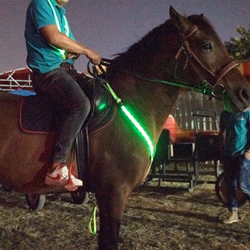 LED Horse Breastplate Collar High Visibility Tack ... – Grandado
